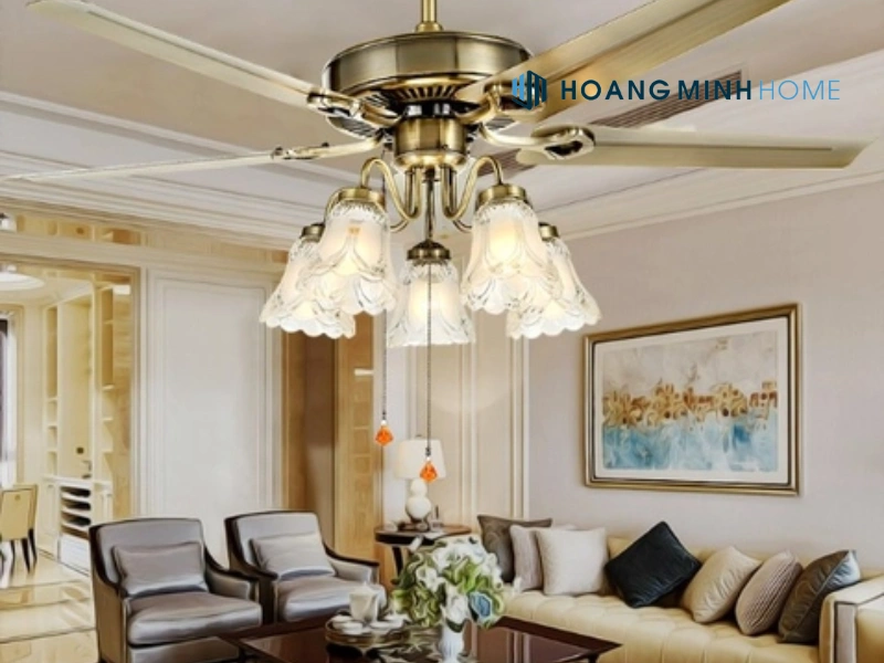 #21+ Quạt Trần Cánh Thép Xu Hướng Nội Thất Được Yêu Thích